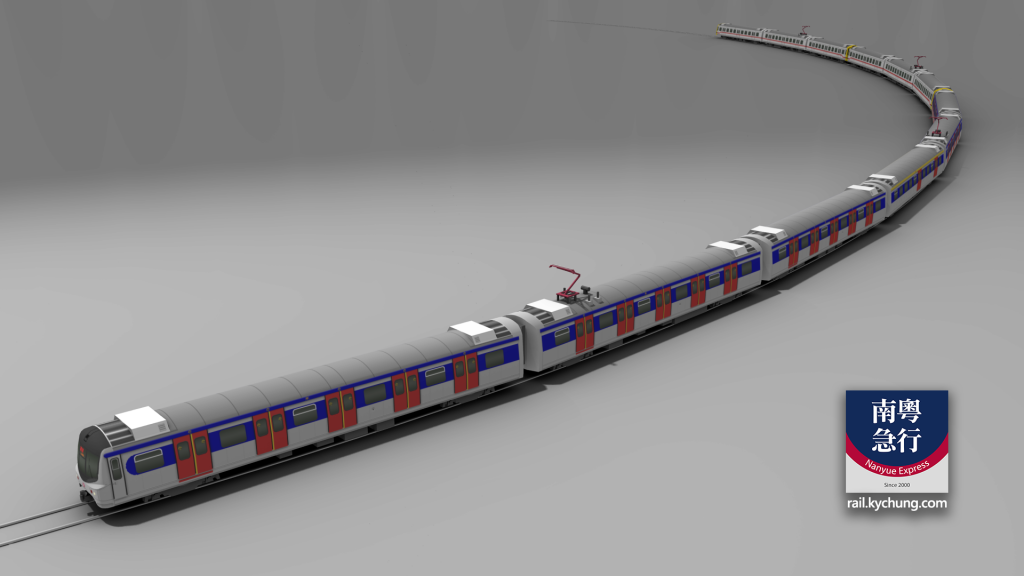 MTR East Rail Line MLR-train (Refurbished) - Nanyue Express